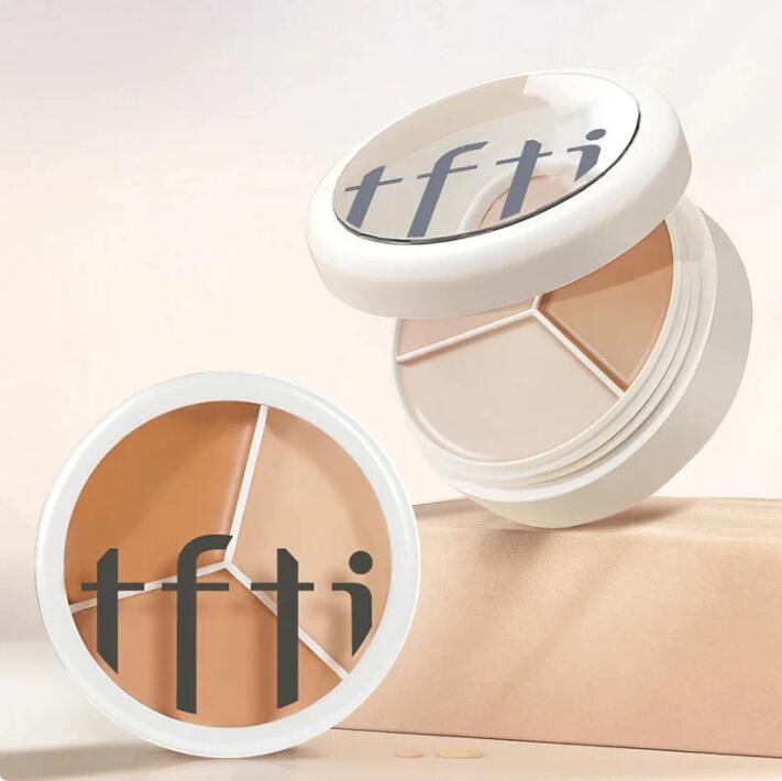 TFTI Tri-Color Concealer Covers Facial Spots And Pimples – Beautykomi