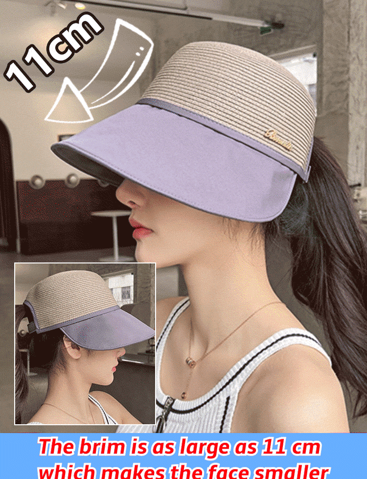 Hepburn style sunscreen cap – Beautykomi