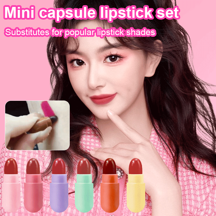 80%OFF-Mini capsule lipstick set – Beautykomi