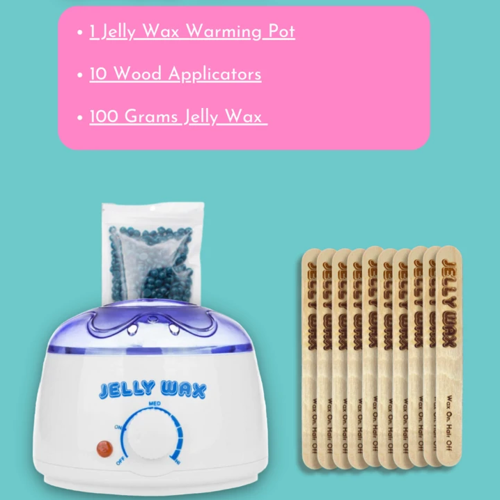 Jelly Wax Waxing All-In-One Kit – Beautykomi