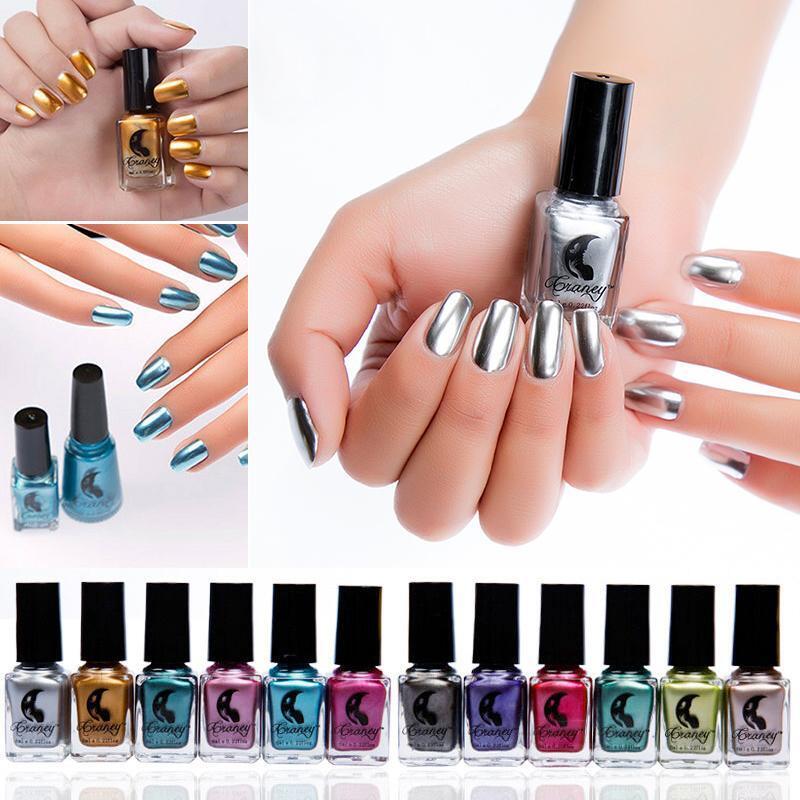 2021 Glamorous Metallic Mirror Nail Polish – Beautykomi