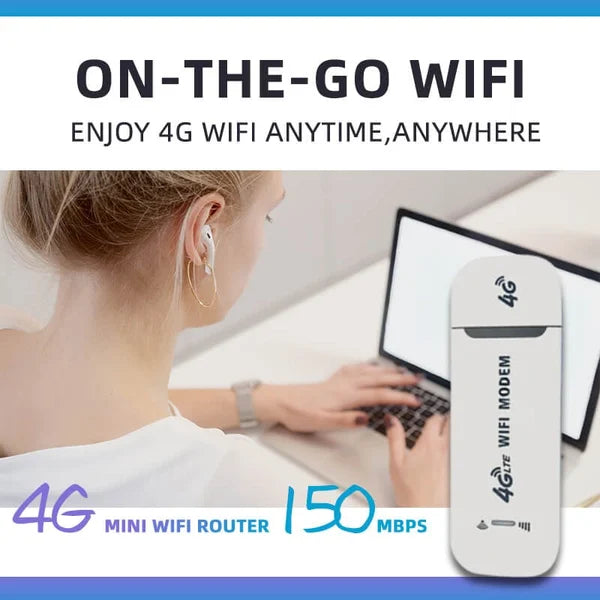 4G LTE Router Wireless USB Mobile Broadband 150Mbps Wireless Network C ...